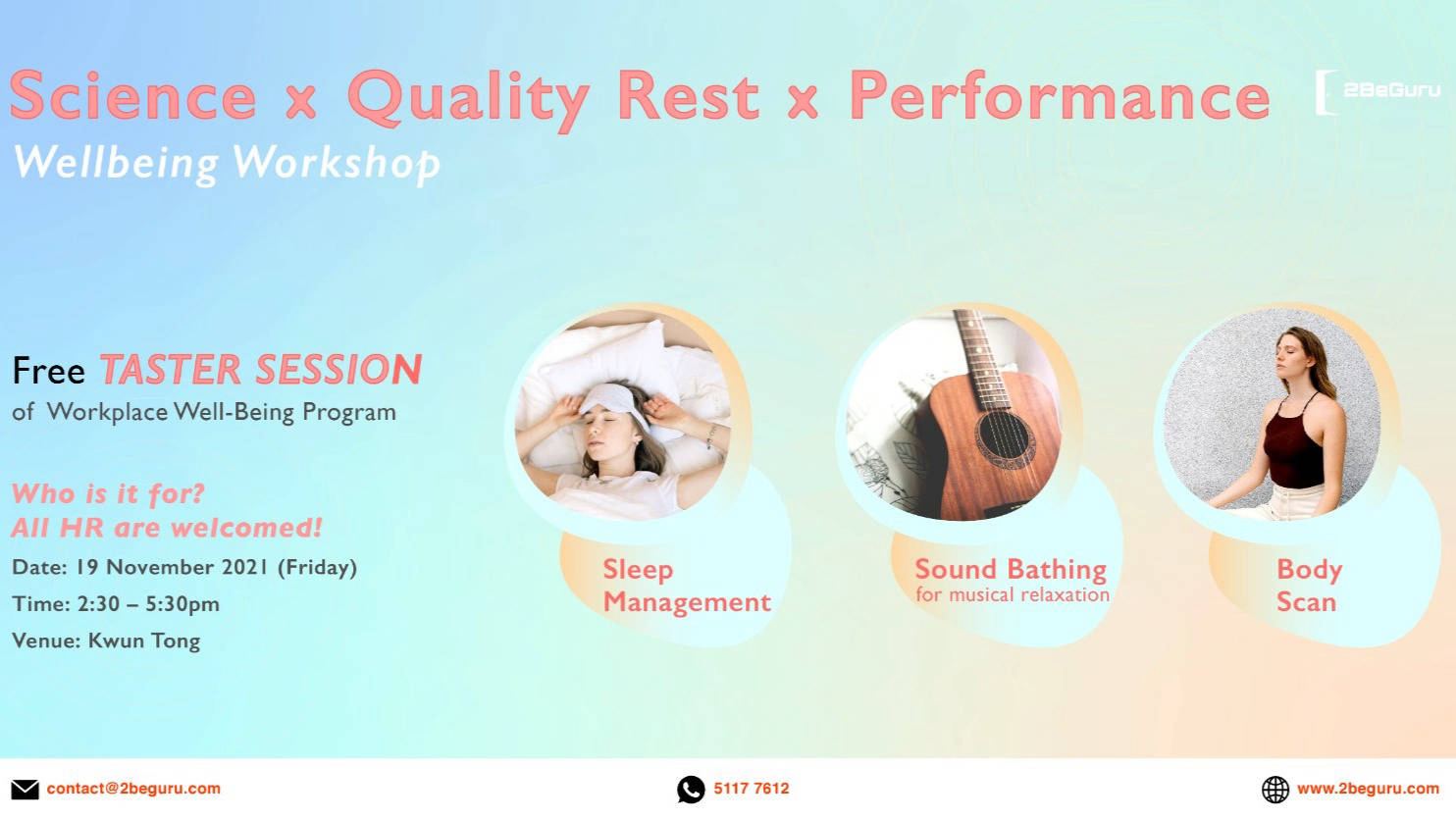 Science x Quality Rest x Performance | Wellbeing Workshop | Event – HSBC Business Go