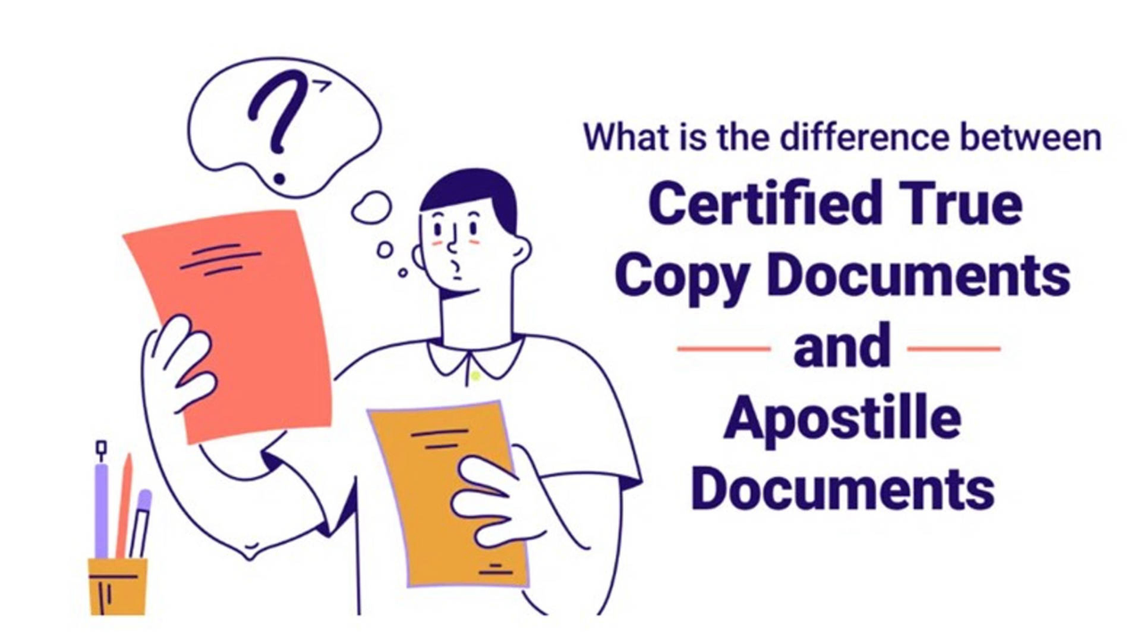 What is the Difference Between Certified True Copy Documents and Apostille Documents? | Article ...