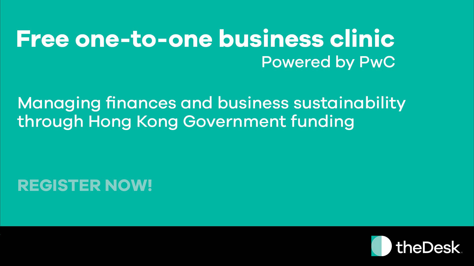 FREE one-to-one business clinic on government funding powered by PwC ...