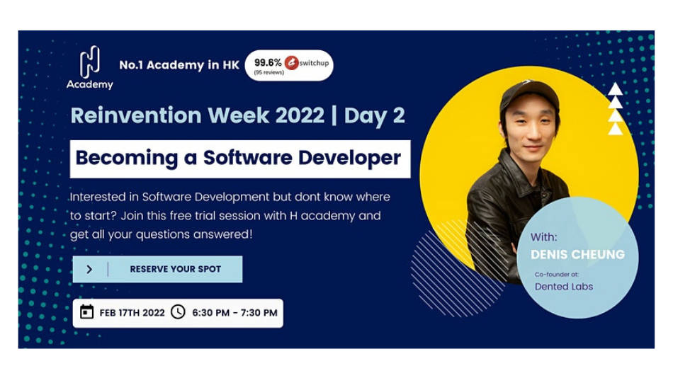 2022 Reinvention Week Day 2 - Becoming a Software Developer | Event ...