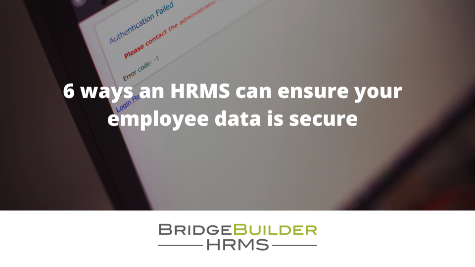6 ways an HRMS can ensure your employee data is secure | Article – HSBC ...