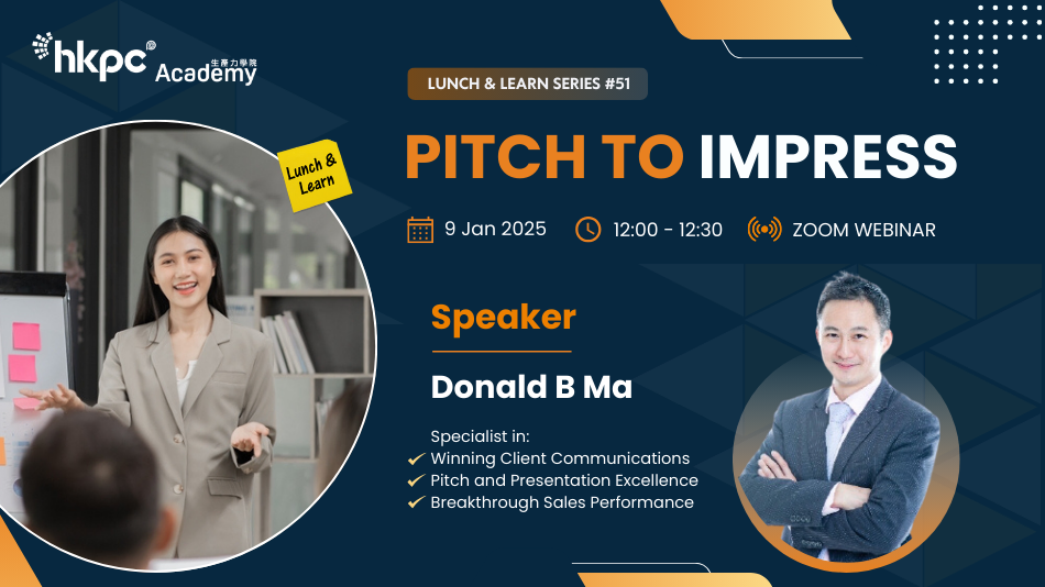 [Lunch & Learn Webinar Series #51] Pitch to Impress | Event – HSBC Business Go